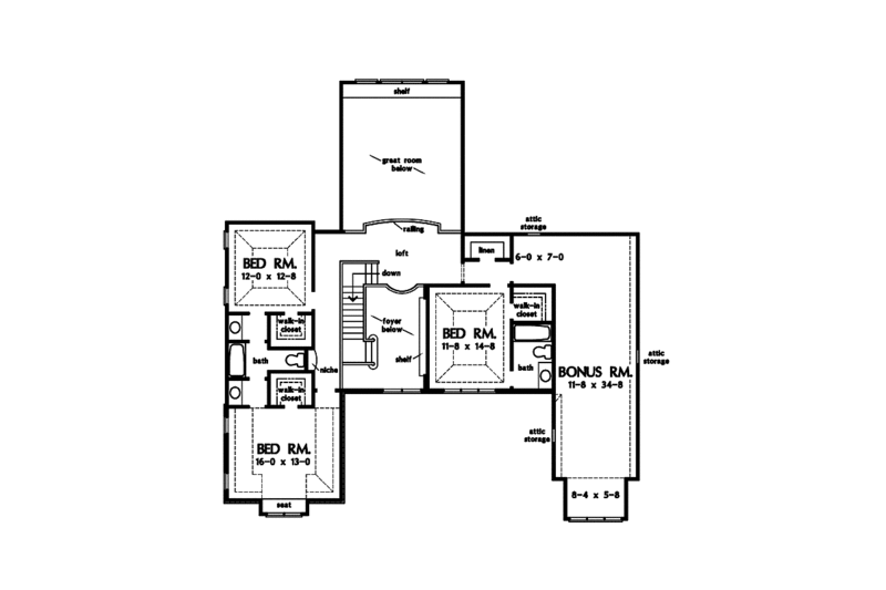 European Style House Plan - 5 Beds 4 Baths 3865 Sq/Ft Plan #929-868 ...
