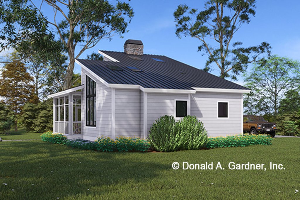 Modern Style House Plan - 1 Beds 1 Baths 872 Sq/Ft Plan #929-1198 ...