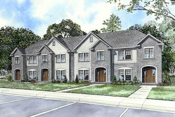 Stylish Fourplex Plans with Simple Layouts - Houseplans Blog ...