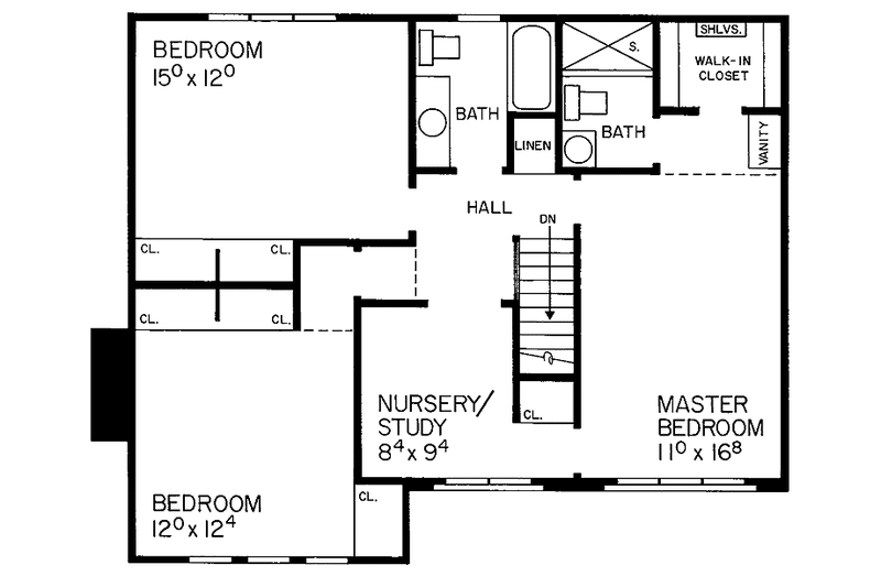 Tudor Style House Plan - 3 Beds 2.5 Baths 1996 Sq/Ft Plan #72-730 ...