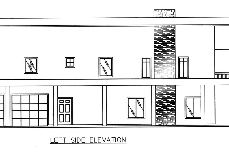 Contemporary Style House Plan - 2 Beds 2 Baths 3396 Sq/Ft Plan #117-885 ...