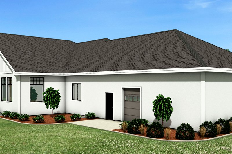 Ranch Style House Plan - 5 Beds 4 Baths 4434 Sq/Ft Plan #1084-2 ...