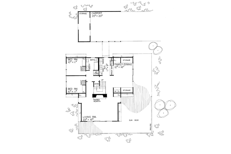 House Plan - 5 Beds 2 Baths 2190 Sq/Ft Plan #72-527 - Eplans.com