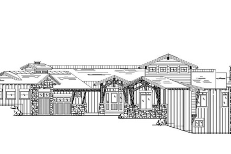 Craftsman Style House Plan - 4 Beds 3 Baths 7341 Sq/Ft Plan #945-140 ...
