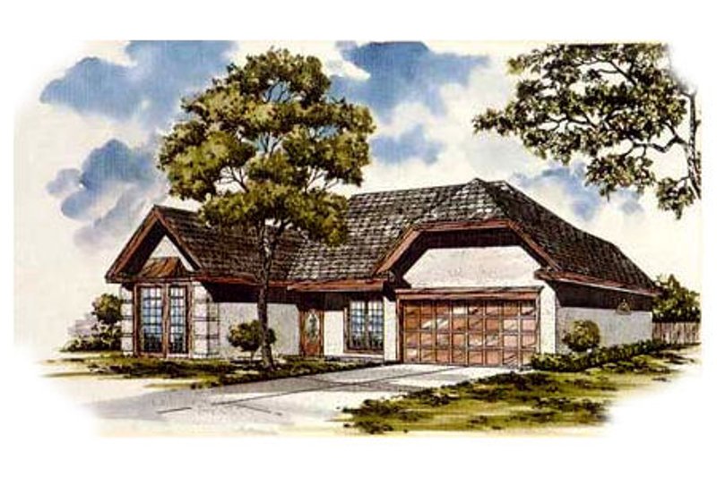 Traditional Style House Plan - 3 Beds 2 Baths 1860 Sq/Ft Plan #30-160 ...