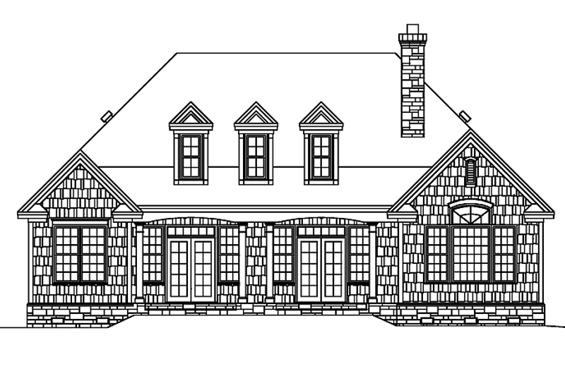 Country Style House Plan - 3 Beds 2 Baths 1983 Sq/Ft Plan #929-638 ...