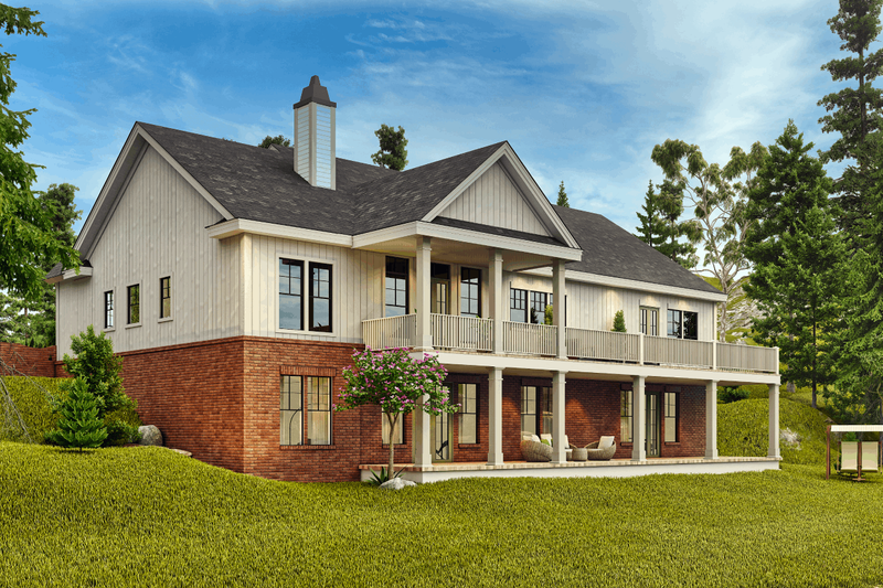 Craftsman Style House Plan - 3 Beds 2.5 Baths 2619 Sq/Ft Plan #119-457 ...