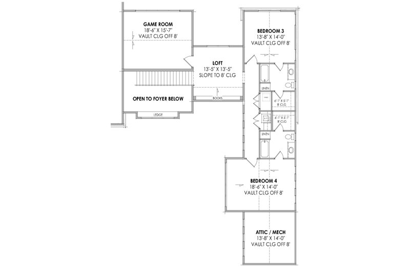 Farmhouse Style House Plan - 4 Beds 4.5 Baths 4445 Sq/Ft Plan #1096-4 ...