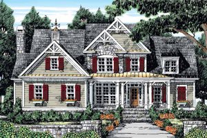 Country Style House Plan - 4 Beds 3.5 Baths 3585 Sq/Ft Plan #927-854 ...