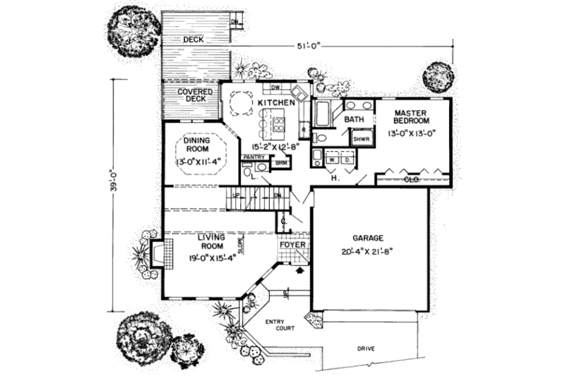 Modern Style House Plan - 3 Beds 2.5 Baths 1899 Sq/Ft Plan #312-253 ...