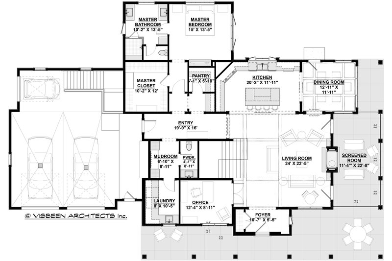 Farmhouse Style House Plan - 5 Beds 4.5 Baths 3530 Sq/Ft Plan #928-375 ...