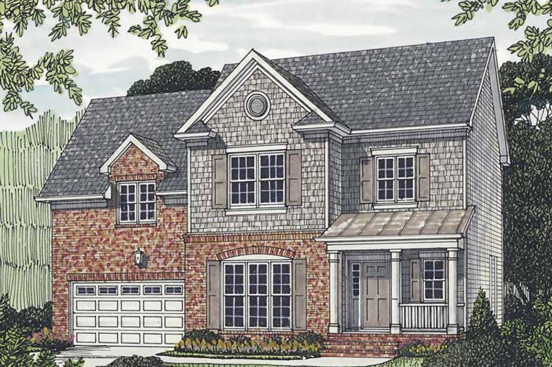 Traditional Style House Plan - 3 Beds 2.5 Baths 2406 Sq/Ft Plan #453 ...