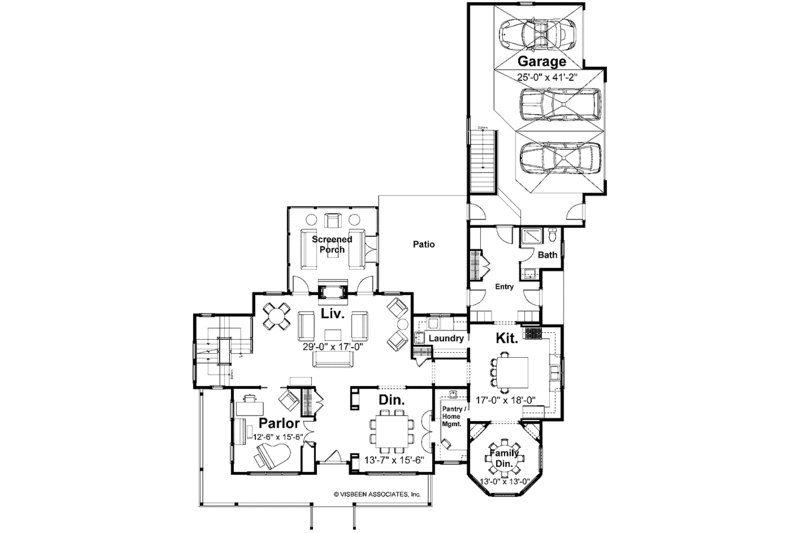 Victorian Style House Plan - 4 Beds 4 Baths 4106 Sq/Ft Plan #928-35 - Eplans.com