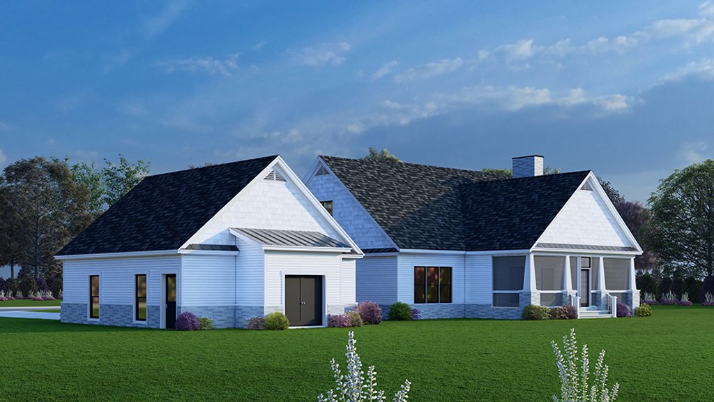 Craftsman Style House Plan - 5 Beds 4.5 Baths 2819 Sq/Ft Plan #923-313 ...