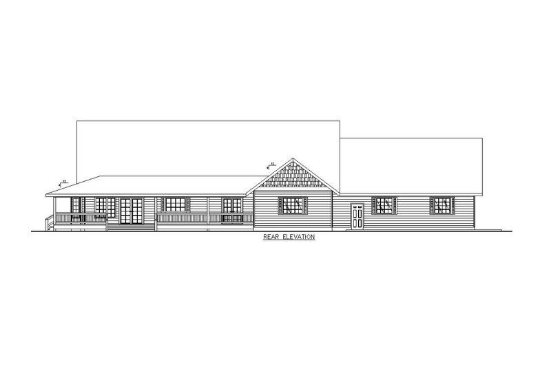 Farmhouse Style House Plan - 4 Beds 4 Baths 4167 Sq/Ft Plan #117-936 ...