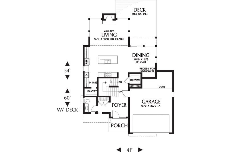 Contemporary Style House Plan - 4 Beds 3.5 Baths 3008 Sq/Ft Plan #48 ...