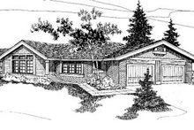 Ranch Style House Plan - 3 Beds 2 Baths 1859 Sq/Ft Plan #60-135 ...