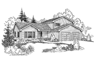Traditional Style House Plan - 3 Beds 2.5 Baths 1986 Sq/Ft Plan #60 ...