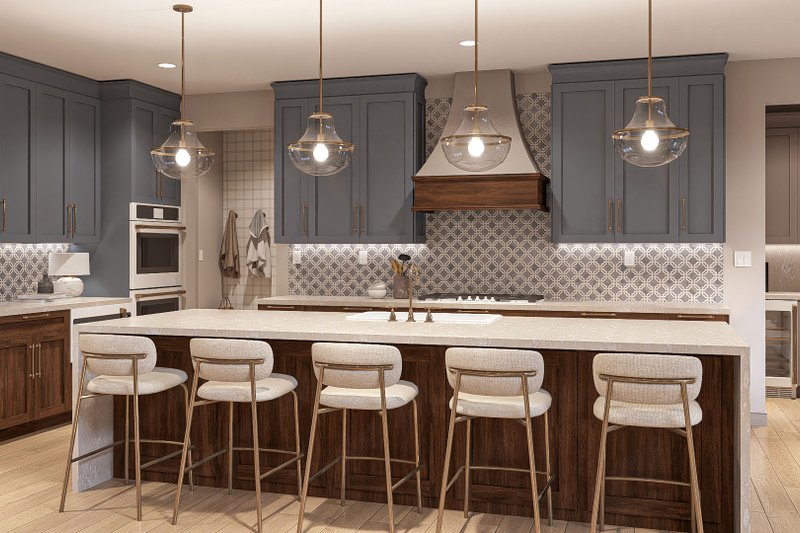 Modern Style House Plan - 5 Beds 4.5 Baths 3344 Sq/Ft Plan #455-337 ...
