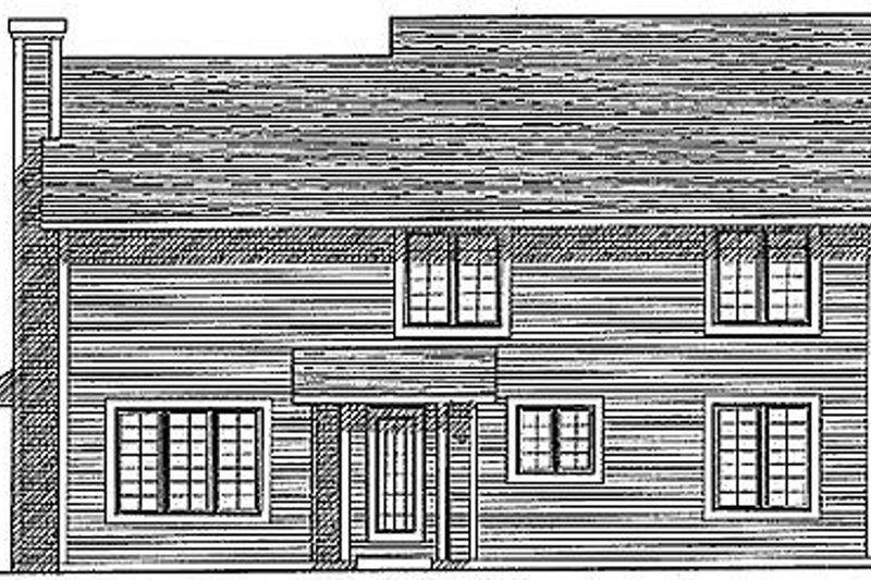 Traditional Style House Plan - 4 Beds 2.5 Baths 1942 Sq/Ft Plan #70-251 ...