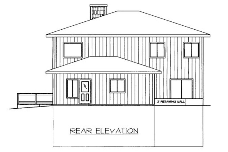 Contemporary Style House Plan - 3 Beds 2.5 Baths 2767 Sq/Ft Plan #117 ...