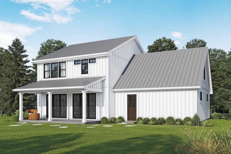 Farmhouse Style House Plan - 3 Beds 2.5 Baths 2093 Sq/Ft Plan #48-1083 ...