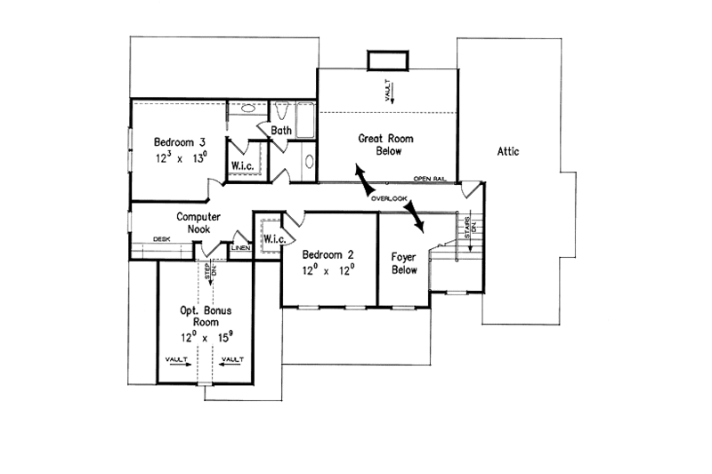 Colonial Style House Plan - 4 Beds 3 Baths 2444 Sq/Ft Plan #927-561 ...