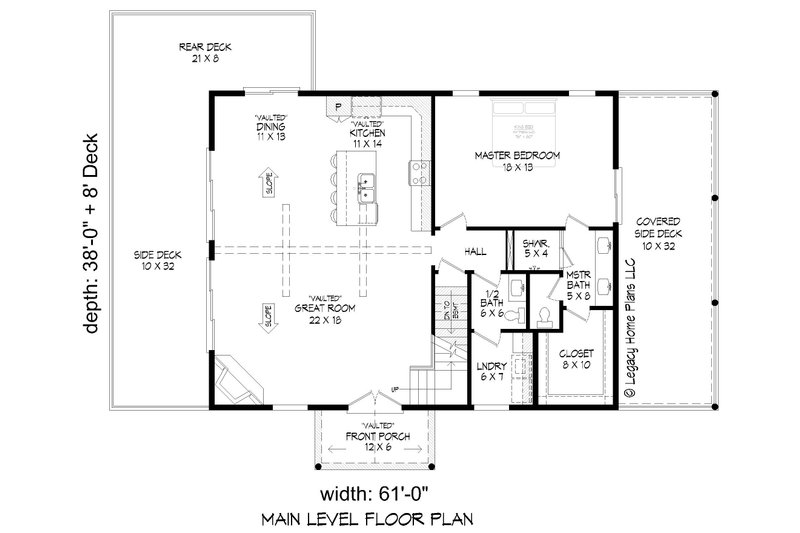 Country Style House Plan - 3 Beds 3.5 Baths 2263 Sq/Ft Plan #932-693 ...