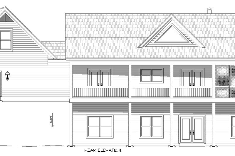 Country Style House Plan - 2 Beds 2 Baths 2053 Sq/Ft Plan #932-756 ...