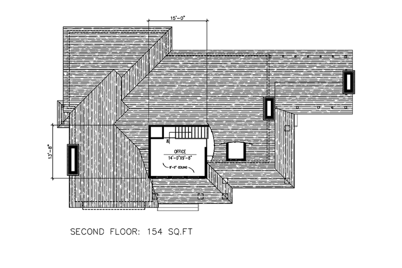 Traditional Style House Plan - 2 Beds 2 Baths 1984 Sq/Ft Plan #138-380 ...