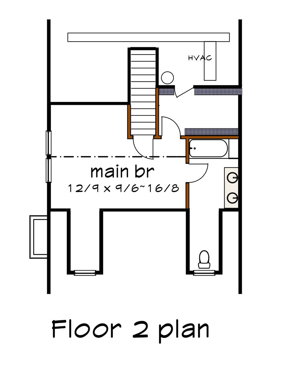 Farmhouse Style House Plan - 3 Beds 2.5 Baths 1223 Sq/Ft Plan #79-332 ...