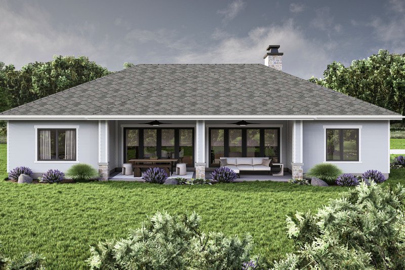 Traditional Style House Plan - 3 Beds 2 Baths 1968 Sq/Ft Plan #455-436 ...