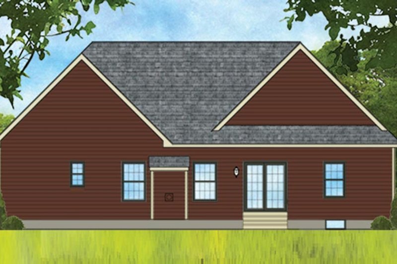 Ranch Style House Plan - 3 Beds 2 Baths 1508 Sq/Ft Plan #1010-190 ...