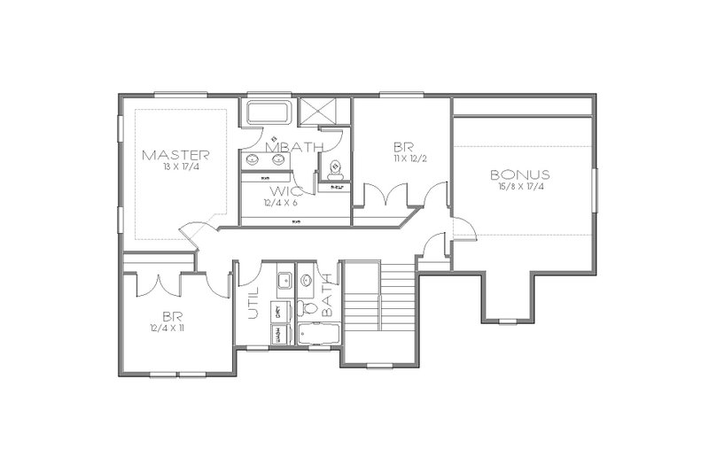 Craftsman Style House Plan - 3 Beds 2.5 Baths 2311 Sq/Ft Plan #423-71 ...