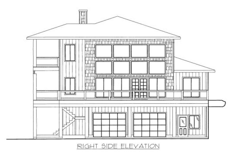 Contemporary Style House Plan - 3 Beds 2.5 Baths 2767 Sq/Ft Plan #117 ...