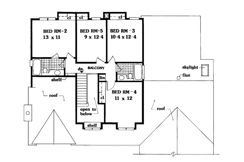 Country Style House Plan - 5 Beds 3.5 Baths 2368 Sq/Ft Plan #3-309 ...