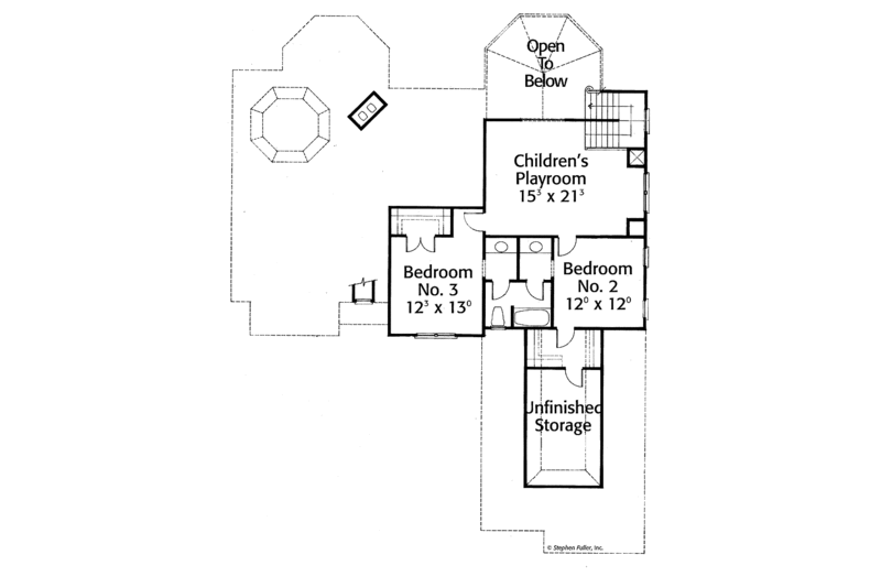 European Style House Plan - 4 Beds 3 Baths 3024 Sq/Ft Plan #429-274 ...