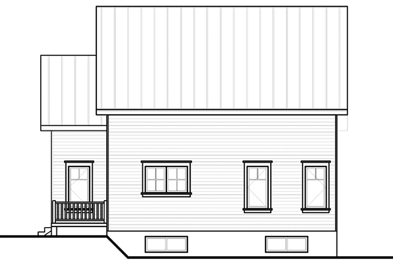 Country Style House Plan - 3 Beds 2 Baths 1508 Sq/Ft Plan #23-2471 ...