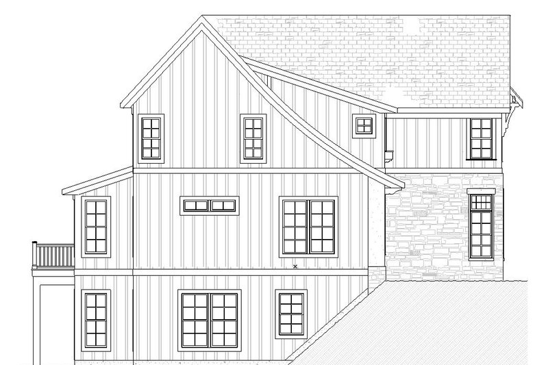 Tudor Style House Plan - 4 Beds 3.5 Baths 3304 Sq/Ft Plan #901-159 ...