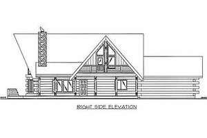 Log Style House Plan - 3 Beds 2 Baths 2261 Sq/Ft Plan #117-503 ...