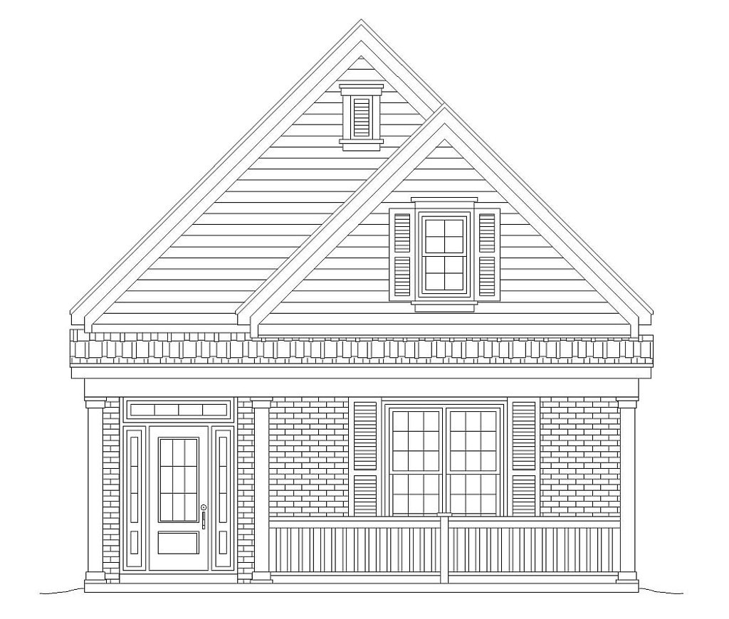 Country Style House Plan - 2 Beds 2 Baths 1590 Sq/Ft Plan #81-13691 ...