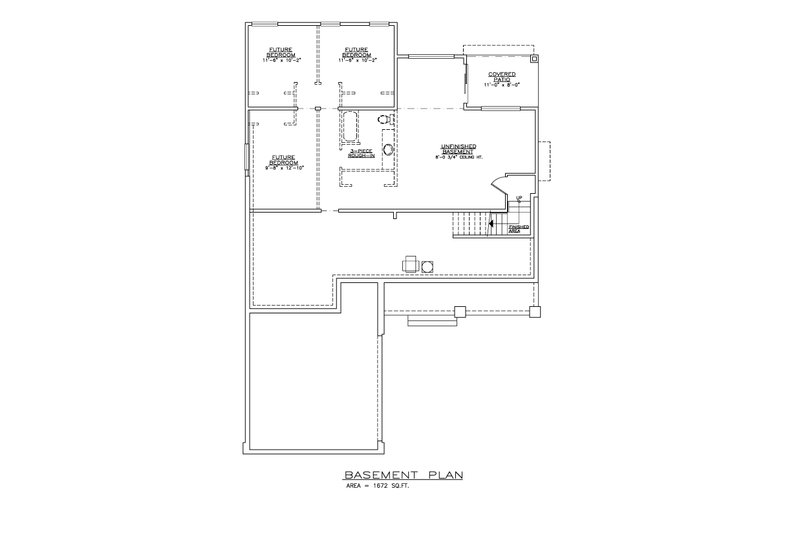 Contemporary Style House Plan - 3 Beds 2 Baths 1672 Sq/Ft Plan #1100-77 - Eplans.com