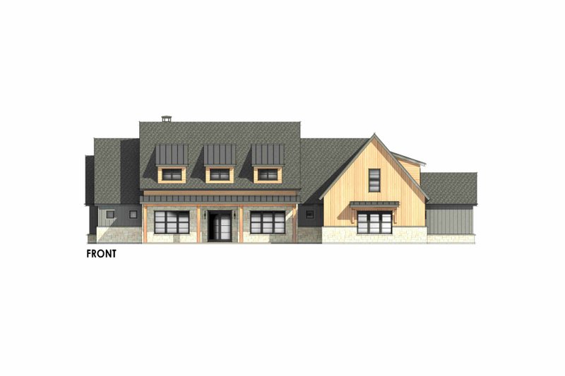 Farmhouse Style House Plan - 4 Beds 4.5 Baths 3680 Sq/Ft Plan #1096-27 ...