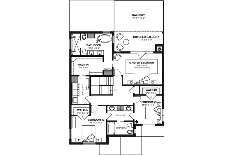 Farmhouse Style House Plan - 5 Beds 3.5 Baths 4270 Sq/Ft Plan #23-2751 ...