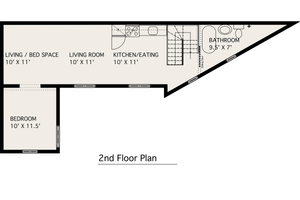 Modern Style House Plan - 1 Beds 1 Baths 983 Sq/Ft Plan #905-2 ...