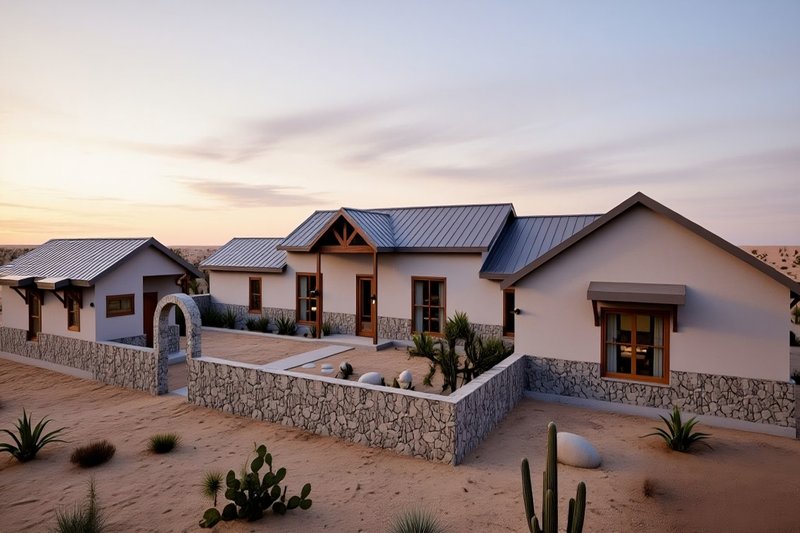Contemporary Style House Plan - 3 Beds 3 Baths 1995 Sq/Ft Plan #1118-4 ...