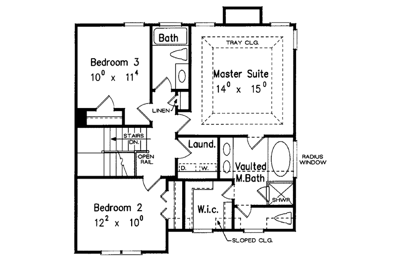 Country Style House Plan - 4 Beds 3 Baths 1984 Sq/Ft Plan #927-754 ...