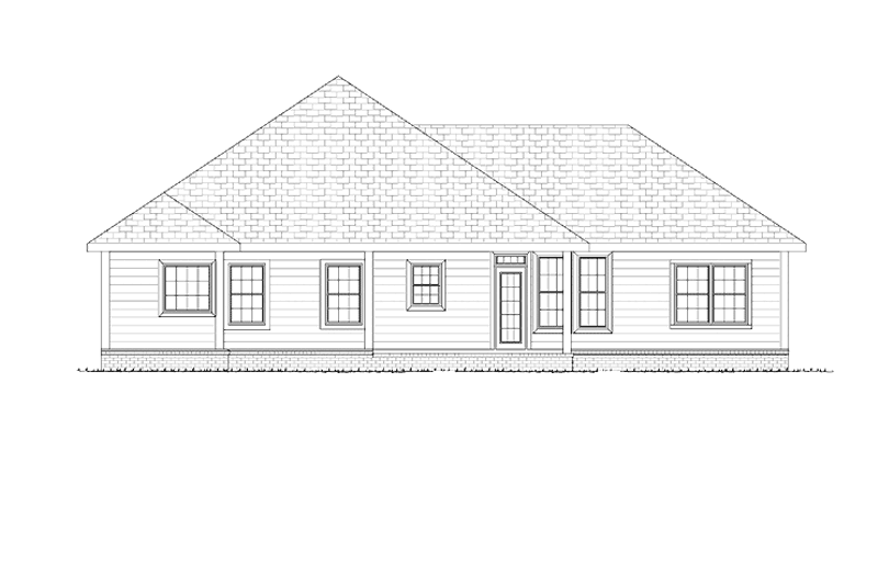 Traditional Style House Plan - 4 Beds 3 Baths 1682 Sq/Ft Plan #513-2150 ...
