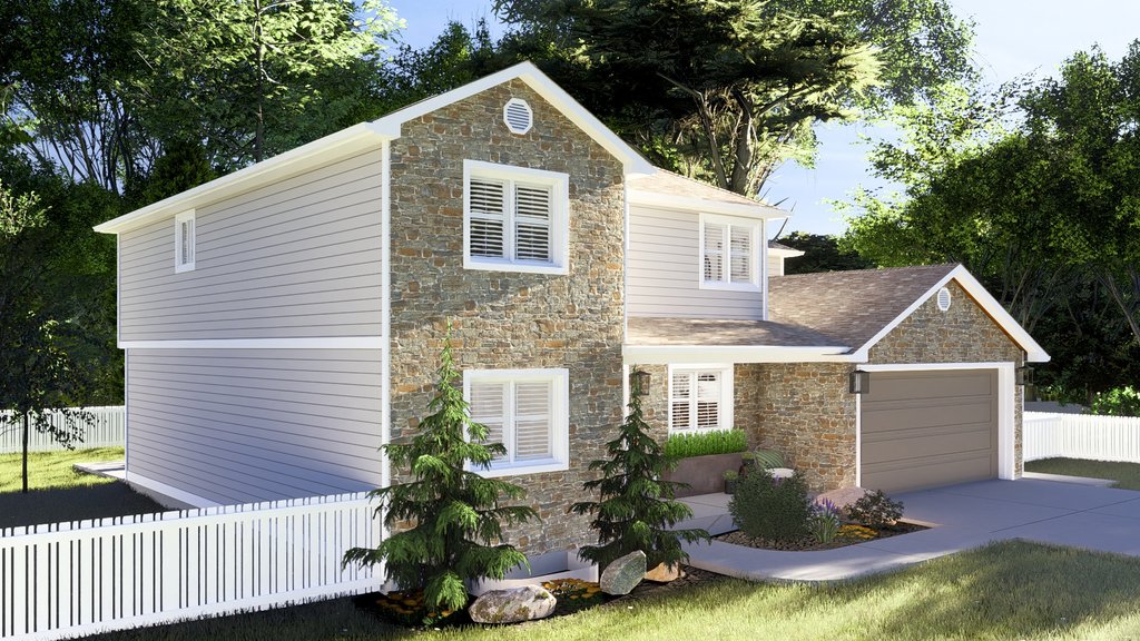 Traditional Style House Plan - 5 Beds 3 Baths 2824 Sq/Ft Plan #1060-189 ...