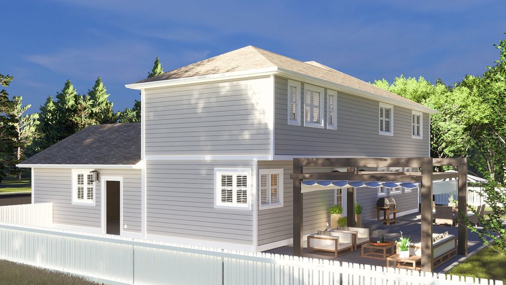 Traditional Style House Plan - 5 Beds 3 Baths 2824 Sq/Ft Plan #1060-189 ...